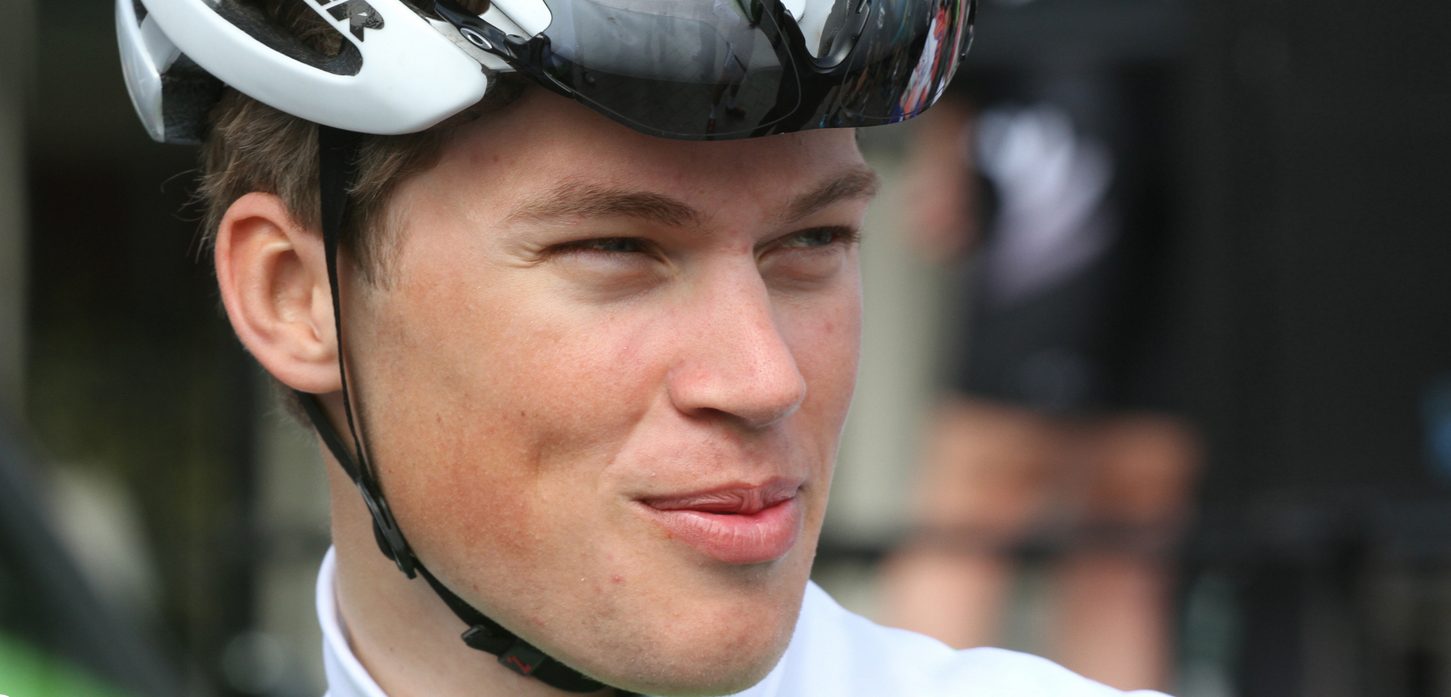 Tim Naberman in de wachtkamer voor 2024 bij Team dsm-firmenich | WielerFlits