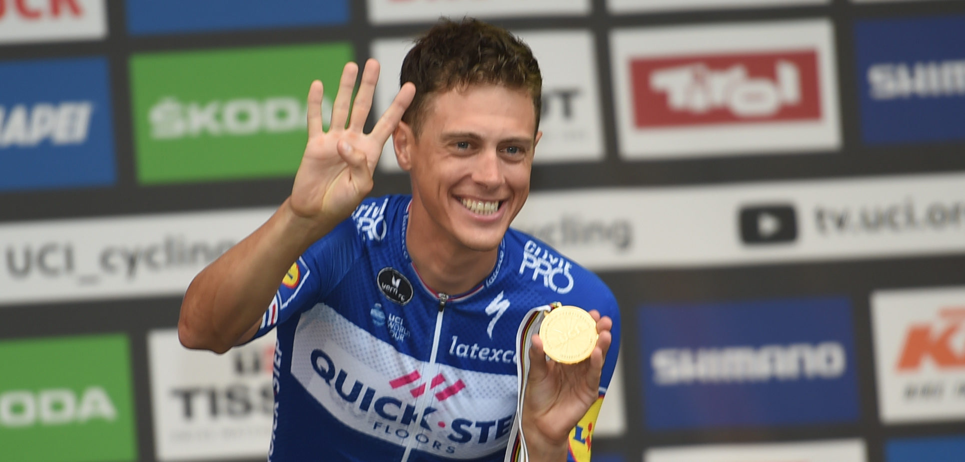 Niki Terpstra met Thomas Boudat in Wooning Zesdaagse van Rotterdam ...