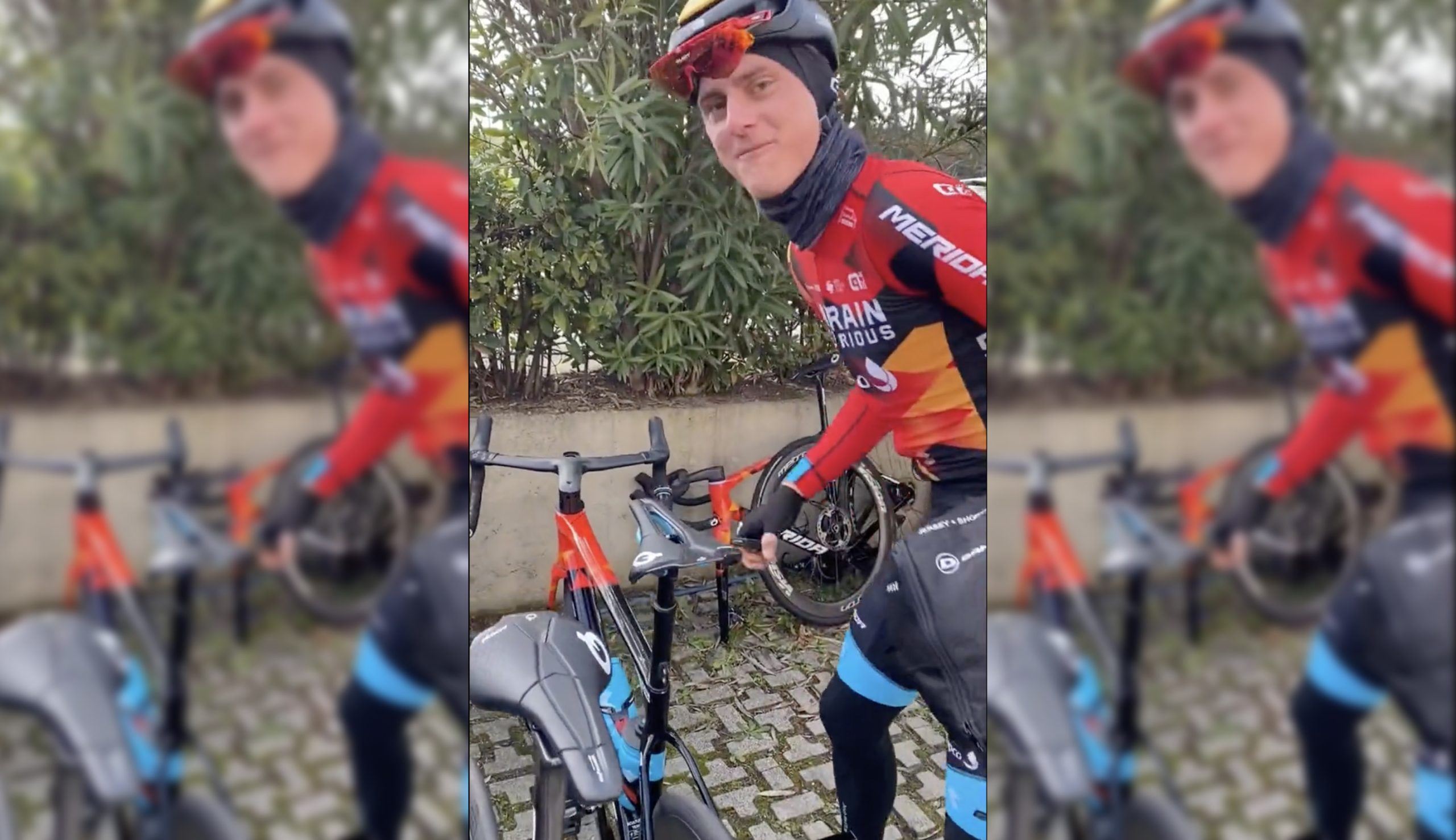 Mohoric rijdt Strade Bianche met dropper post | WielerFlits