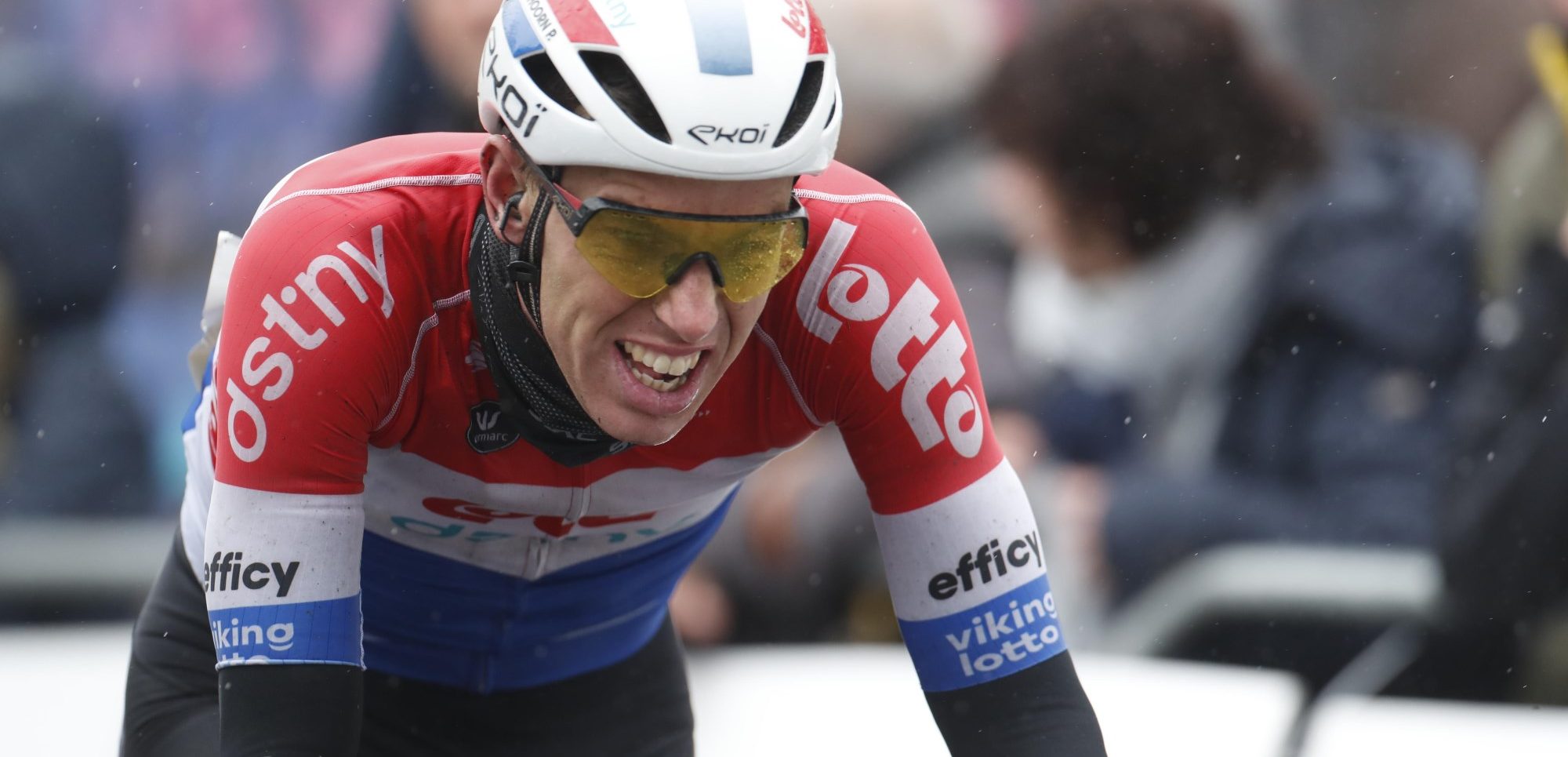 Pascal Eenkhoorn liep op counter van Kaden Groves: "Het was gewoon op ...