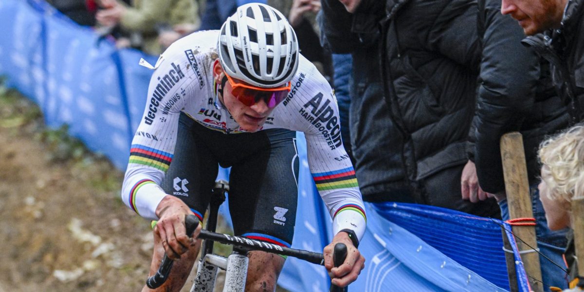 Mathieu van der Poel genoot van eerste cross: "Leuk om gelijk ...