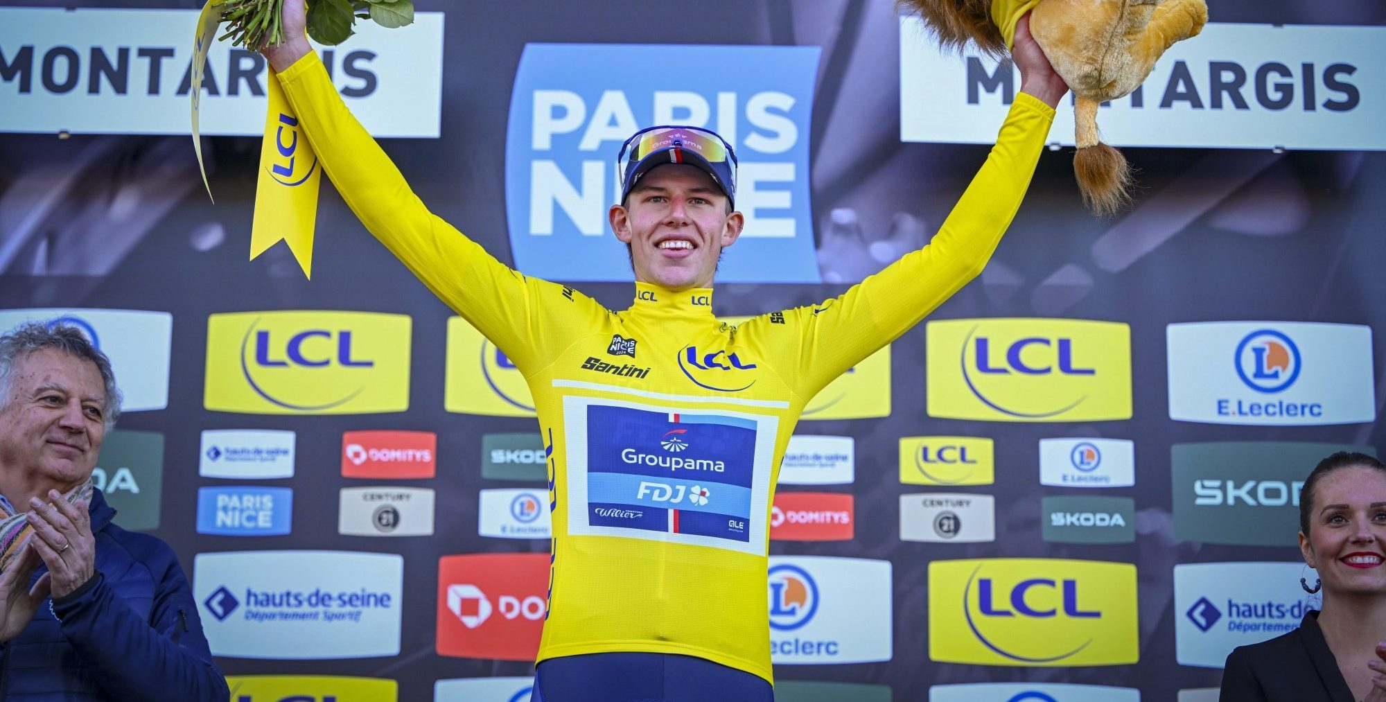 Laurence Pithie nieuwe leider in Parijs-Nice: "Dit had ik helemaal niet ...