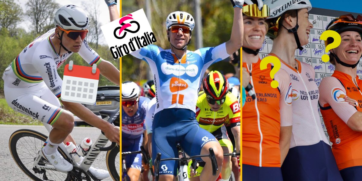 Dilemma's in het wielrennen, het programma van MVDP en Fabio Jakobsen ...