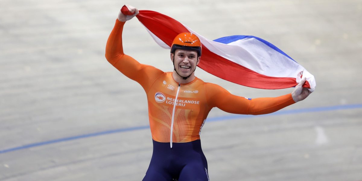 Harry Lavreysen voltooit hattrick in Nations Cup Milton met zege op ...