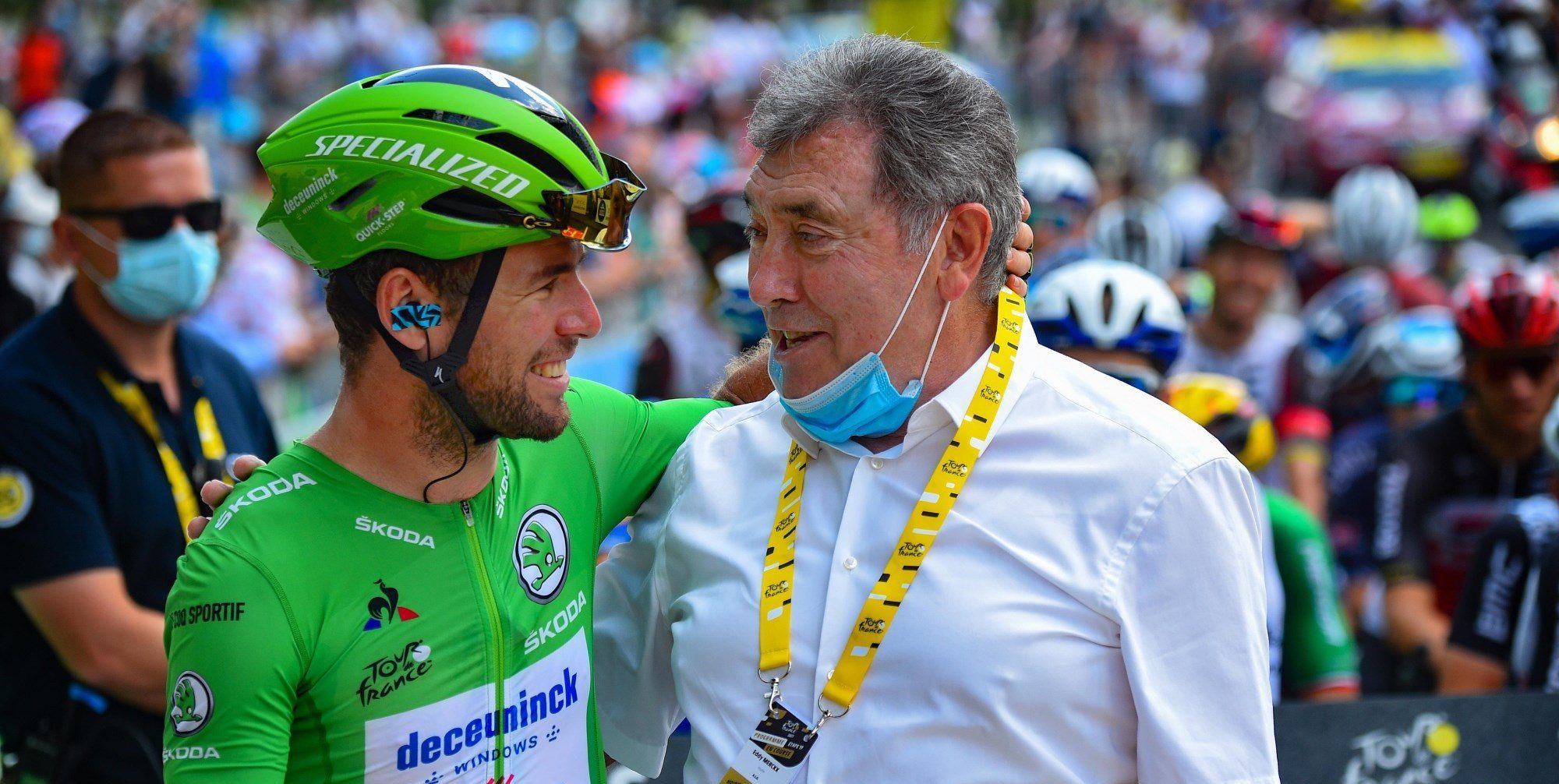 Eddy Merckx feliciteert Mark Cavendish: "Zo'n leuke kerel om mijn ...