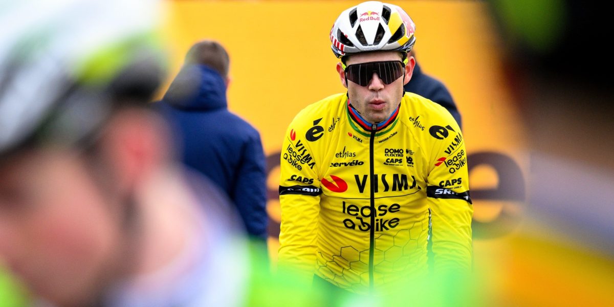 Geen ideale startpositie voor Wout van Aert op WK in Liévin | WielerFlits