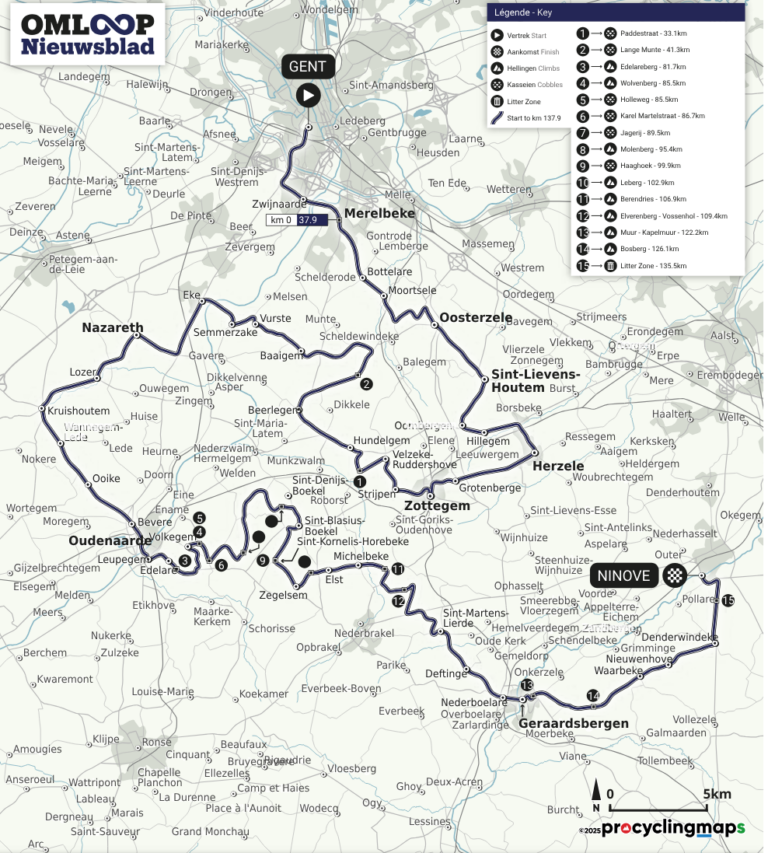 Voorbeschouwing: Omloop Het Nieuwsblad vrouwen 2025 - Vlamt Vollering ...