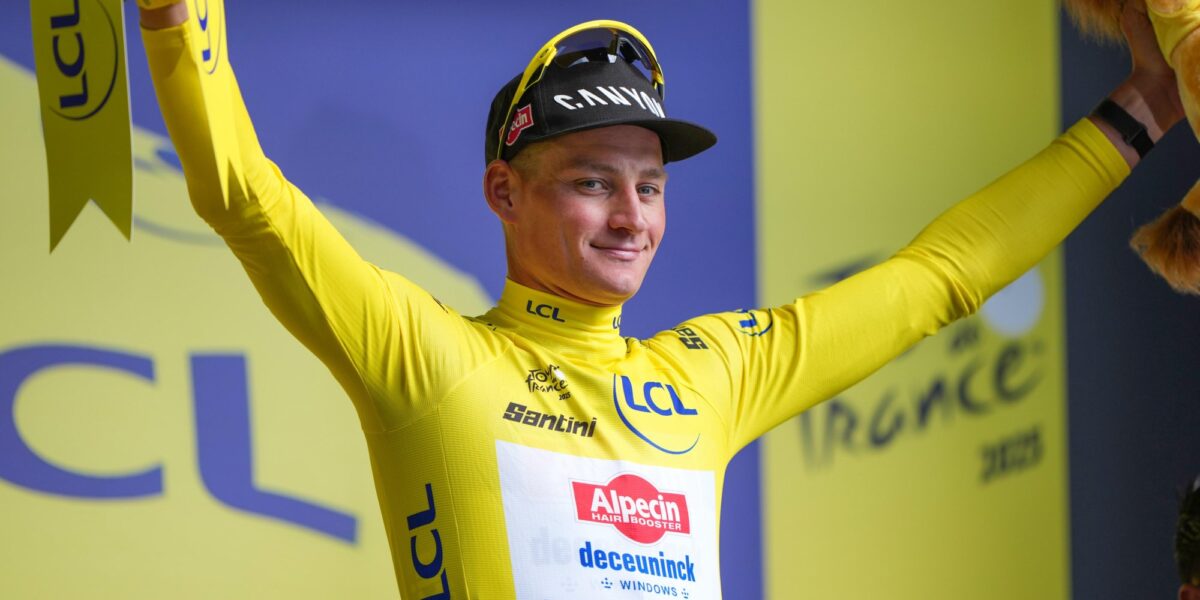 Tour 2025: Van der Poel pakt geel terug na spannende rit