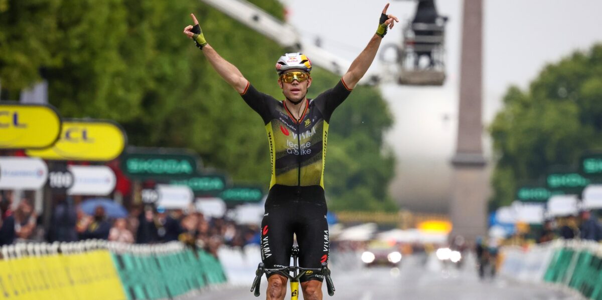 Tour 2025: Wout van Aert wint solo Parijs – Pogačar eindwinnaar
