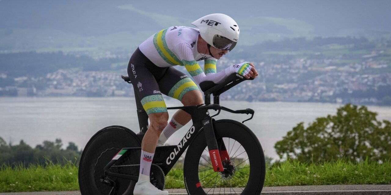 Jay Vine wint Australische tijdrit, Plapp teleurstelt | CyclingFlash