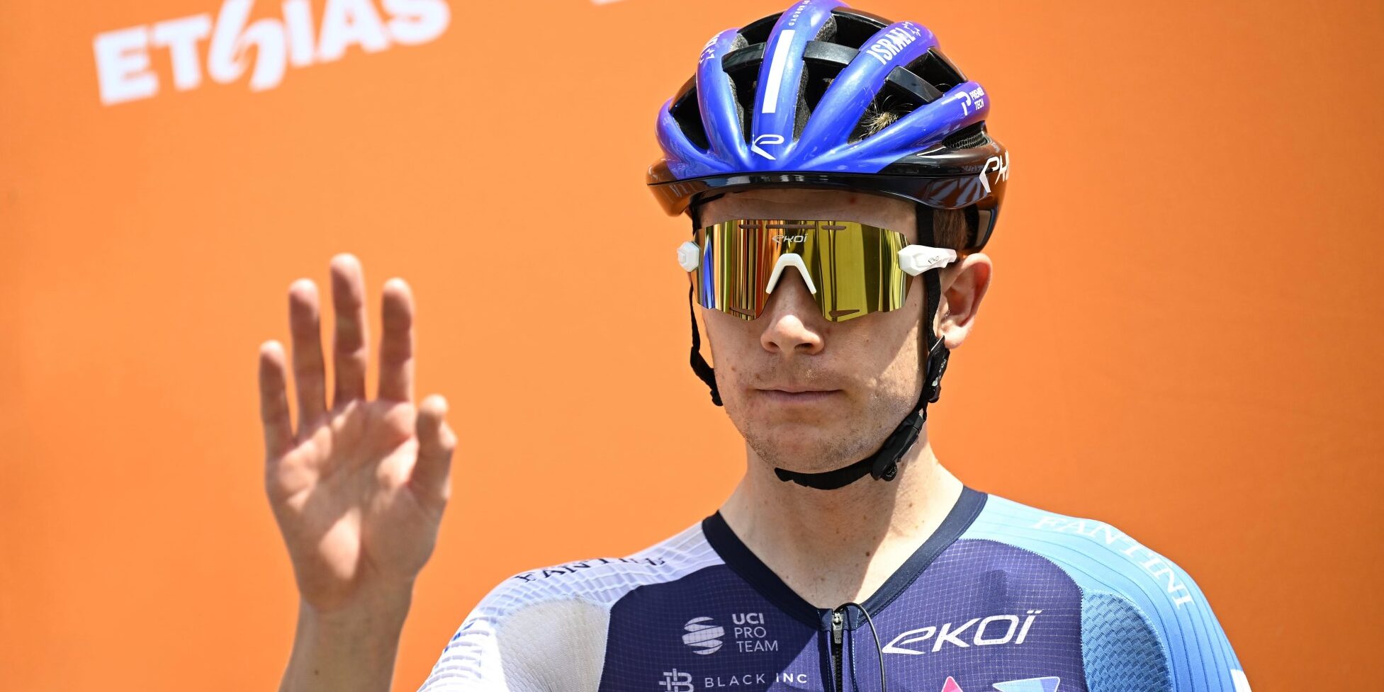 Nick Schultz stopt in Tour of Britain om bij vrouw te zijn