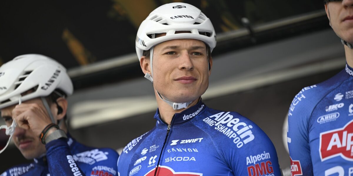 Jasper Philipsen over Omloop Het Nieuwsblad: 'Koud en nat, niet plezant'