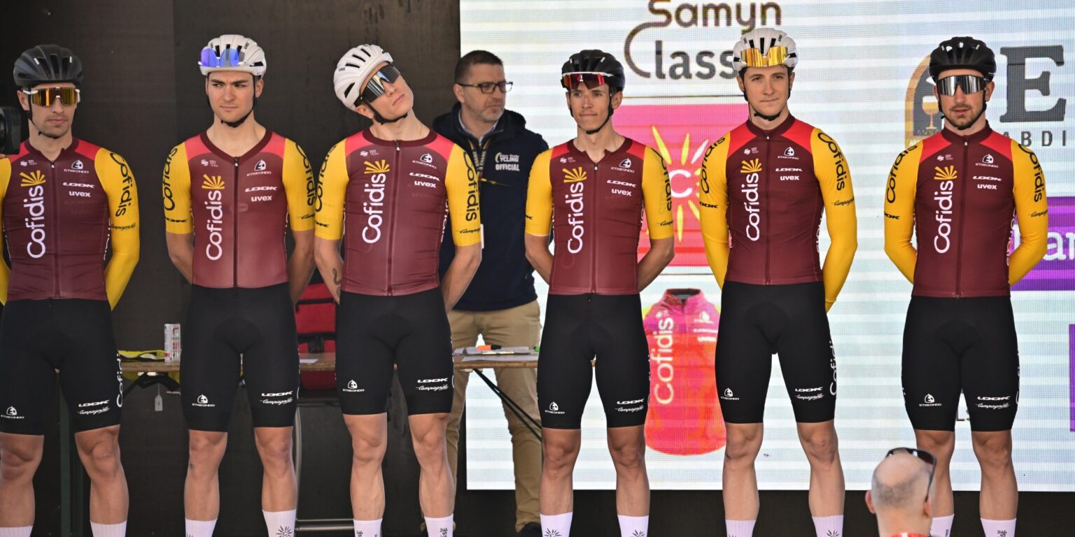 Cofidis onthult nieuw logo en shirt in 2026 rebranding