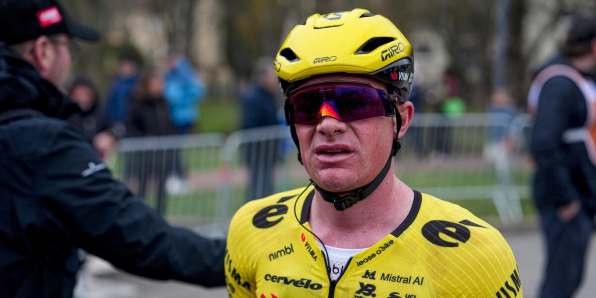 Visma Lease a Bike mist Ben Tulett bij Amstel Gold Race 2026