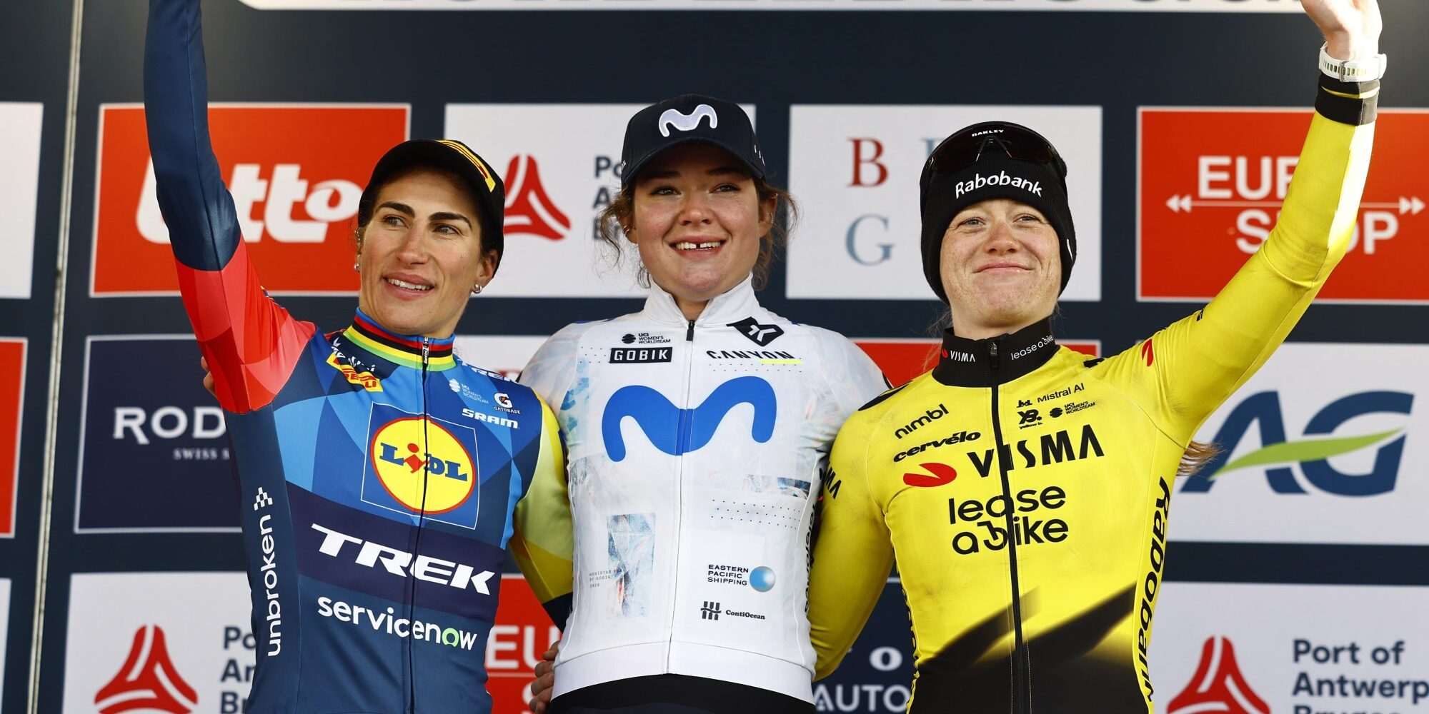 Carys Lloyd wint Ronde van Brugge, Nienke Veenhoven op het podium