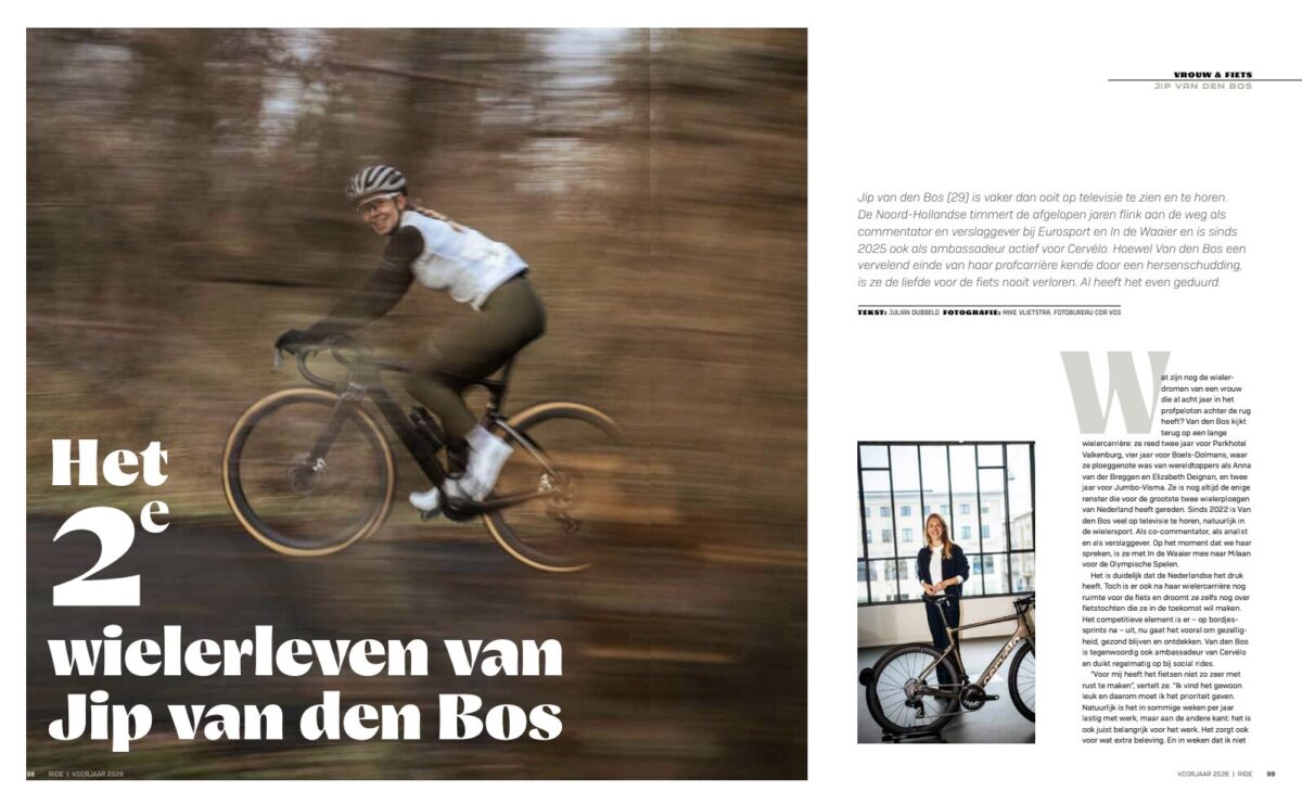 Jip van den Bos over haar herstel en nieuwe rol in de wielerwereld