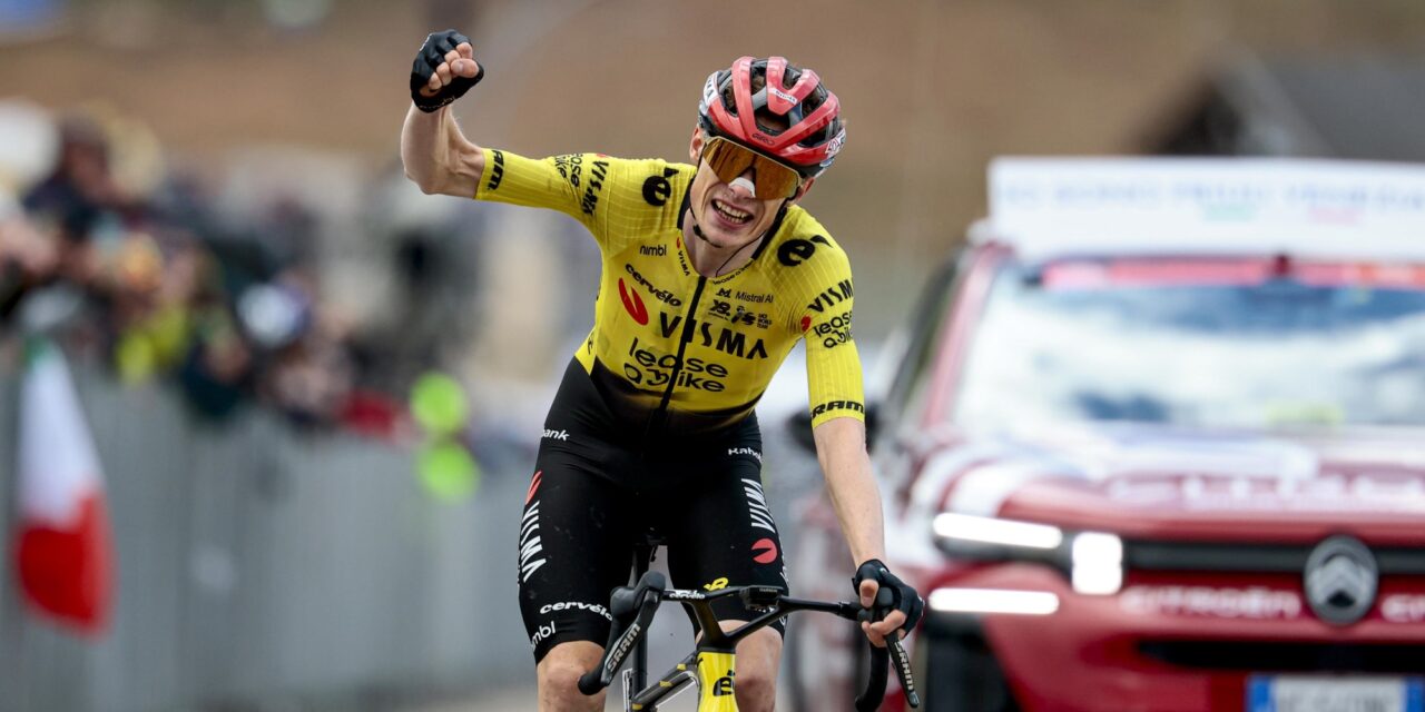 Giro 2026: Vingegaard wint op Blockhaus, Arensman in top-10
