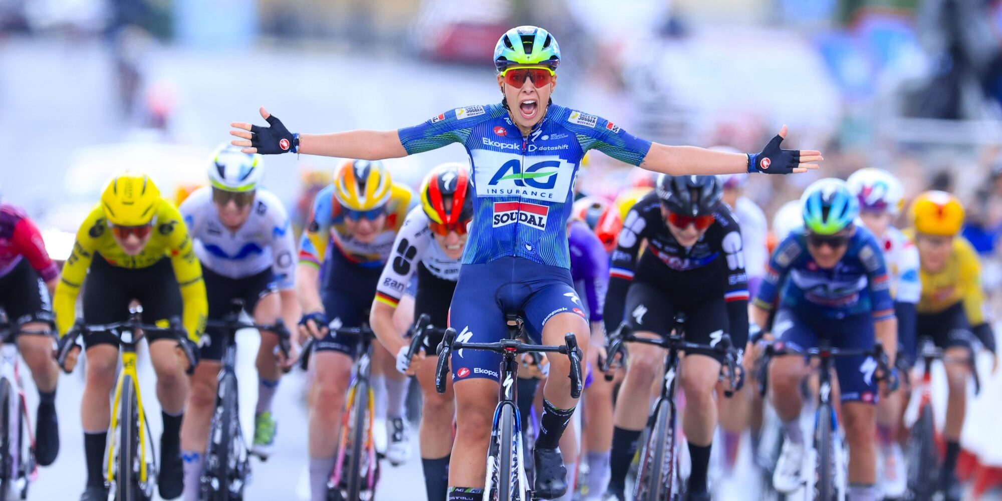 Shari Bossuyt wint spannende 2e etappe Vuelta Femenina 2026